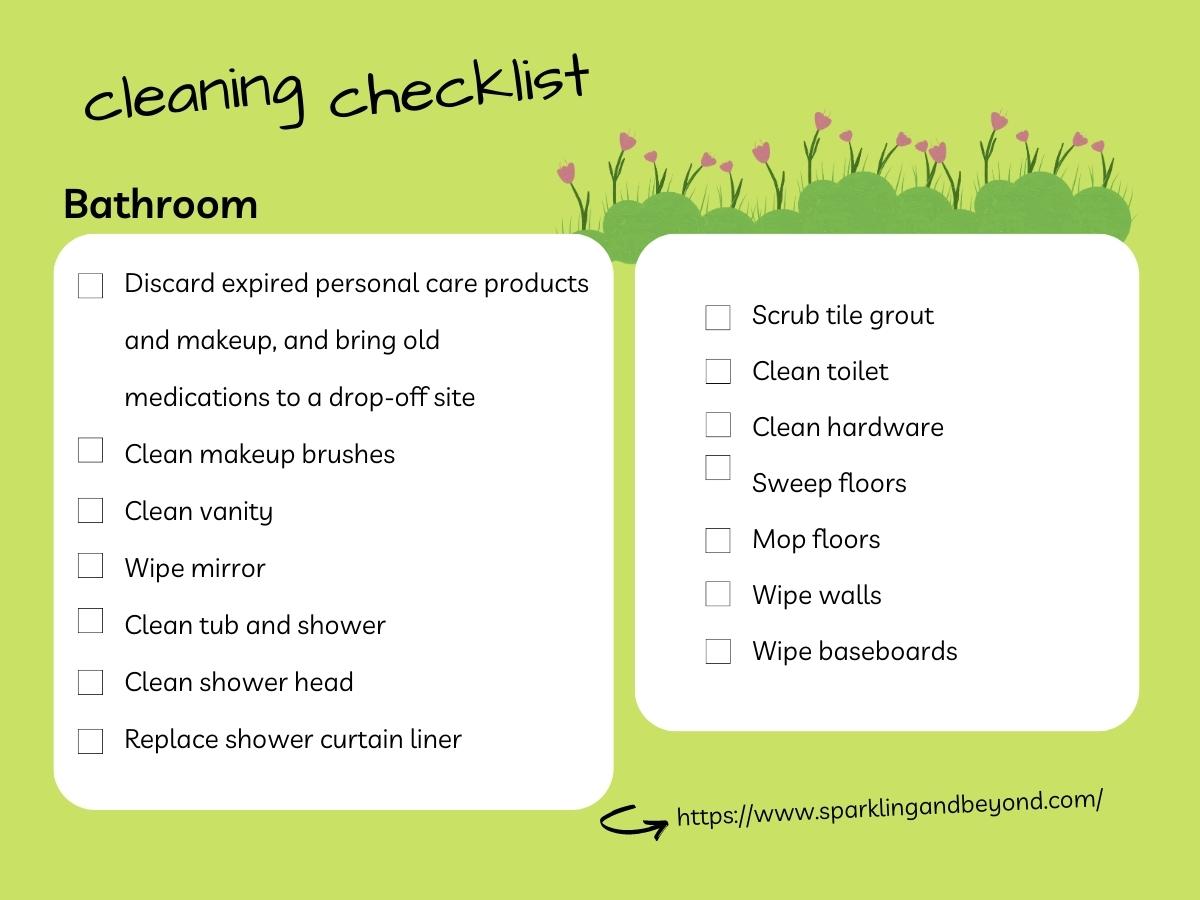 Winter deep cleaning house checklist - Sparkling and Beyond